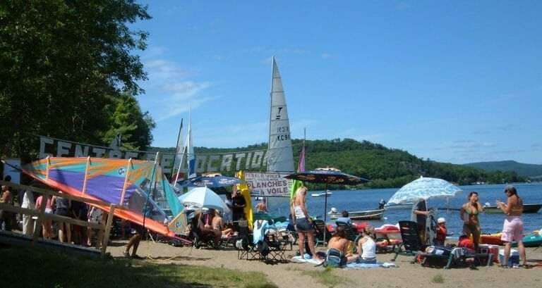 Beach on Lac Maskinongé - Photos Courant Marin